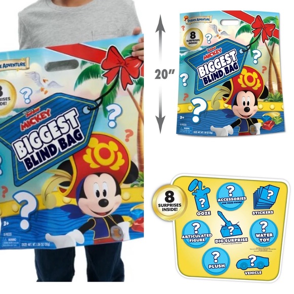 Disney | Toys | Mickey Mouse Biggest Blind Bag Gift 8 Surprises New ...